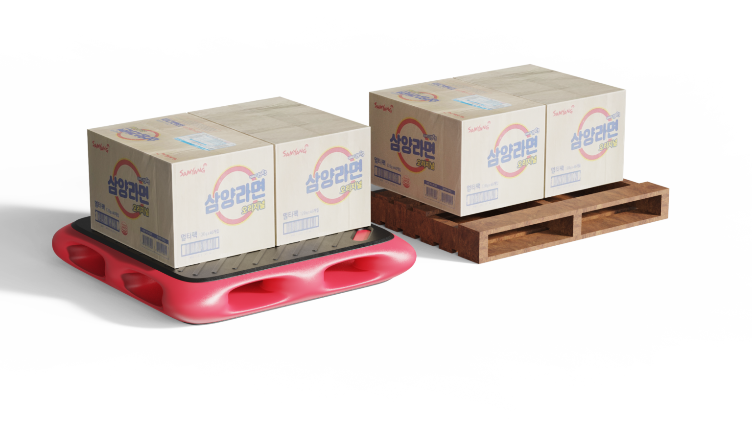 Inflatable Pallet - Purpose Design Lab